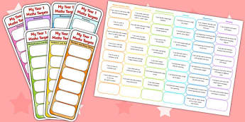 26 Maths Checklists and Targets Assessment - KS1 Maths - Twinkl