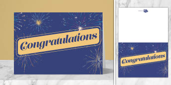 Congratulations Cards | Twinkl Party - Twinkl