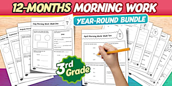 Morning Work Worksheets & Printables | Grade 3 | Twinkl