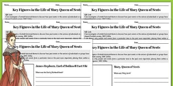 Mary Queen of Scots Activities - Learning Materials - Twinkl