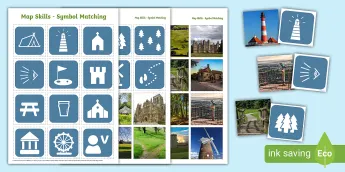 Geography Map Symbols | twinkl.co.uk