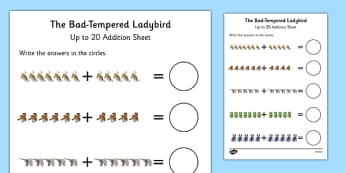 The Bad Tempered Ladybird Activities, Games and Worksheets