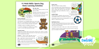 Sports Day Lesson Plans - KS1 - Twinkl Move - PE Resources