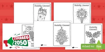 Welsh Christmas Cards | twinkl.co.uk