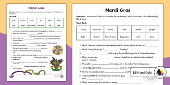 Mardi Gras Reading • Twinkl.com
