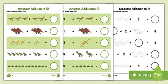 Addition Worksheets to 10 | twinkl.com