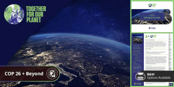 COP26 School Resources | Climate Change & The Environment