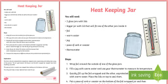 3-4 Science Understanding - Physical Science: Heat - Twinkl