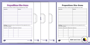 Prepositions Games | twinkl.com