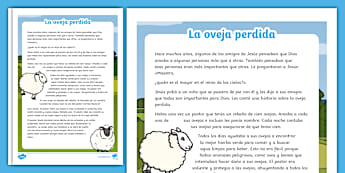 Parábola de la Oveja Perdida | Materiales Educativos Twinkl