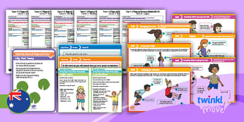 Year 2, Move Australia, Physical Education, PE, planning, unit