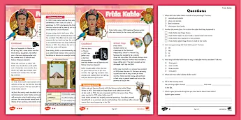 Frida Kahlo Readings | twinkl.com.au