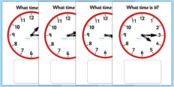 Telling Time Matching Games | twinkl.com.au