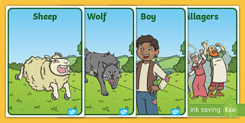 Aesop's Fables The Boy Who Cried Wolf Early Years (EYFS) - Story B