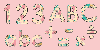 Boho Alphabet Letters | twinkl.com