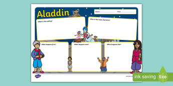 Activities, Games and Worksheets - Aladdin - Twinkl