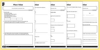 Place Value Worksheets | twinkl.com.au