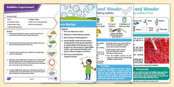 Bubbles Science Activities | twinkl.com.au