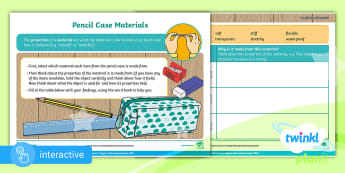 Uses of Everyday Materials - Year 2 Science Resources