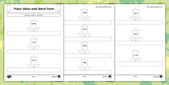 Place Value Worksheets | twinkl.com