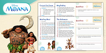 Disney’s Moana Activities for Kids | Disney | Twinkl