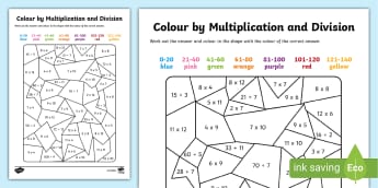 Colour by Multiplication - Twinkl