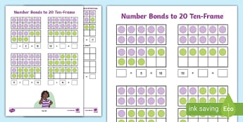 Number Bonds to 20 - Primary Resources
