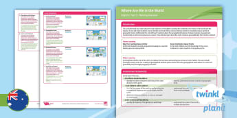 Geography Lesson Plans | HASS | Year 2 | Teaching Resources