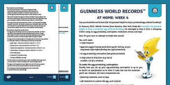 Guinness World Records Home Activities & Crafts - Children