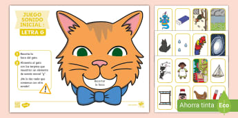 Juego: Alimenta un animalito Sonido Inicial - Conciencia Fonológica ...