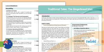 Traditional Tales: The Gingerbread Man Year 2 | Writing