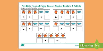 Five Little Men in a Flying Saucer Resources - Primary