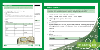 Spellings for 10–11-Year-Olds – Activities – Year 6