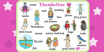 Thumbelina Primary Resources - Traditional Tales