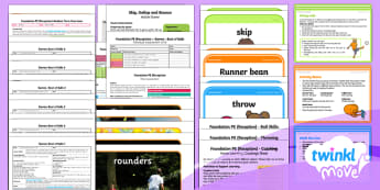 Reception PE Games - PE Scheme of Work - Lesson Plans - EYFS