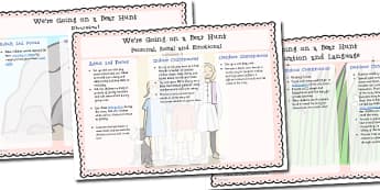 We're Going on a Bear Hunt Lesson Plans and Ideas Resources