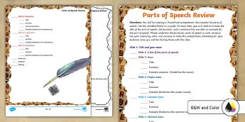 Parts of Speech PowerPoints | twinkl.com