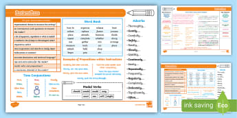 Writing Instructions | Instruction Examples | KS2 Resources