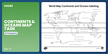 Printable World Maps | twinkl.com
