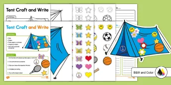 Camping Writing Activities | twinkl.com