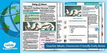 Paleontology Reading Comprehensions | twinkl.ca