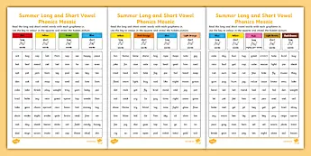 Phonics Short Vowels | twinkl.ca