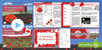 Remembrance Day Canada • Twinkl.co.uk
