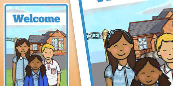 Classroom Welcome Signs - School Display - Twinkl