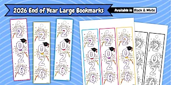 End of Year Bookmarks | twinkl.com.au
