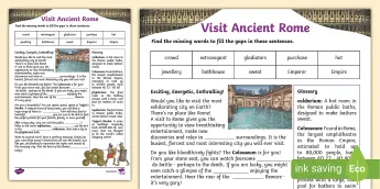 Roman History Activities | twinkl.co.uk
