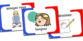 Classrooms in French Vocabulary - Primary Resources KS1