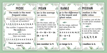 Median Mathematics Resources | twinkl.co.uk