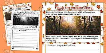 Autumn Writing Templates | twinkl.com.au