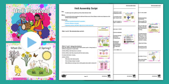 Holi Resources - KS2 Holi Craft and Holi Art Activities